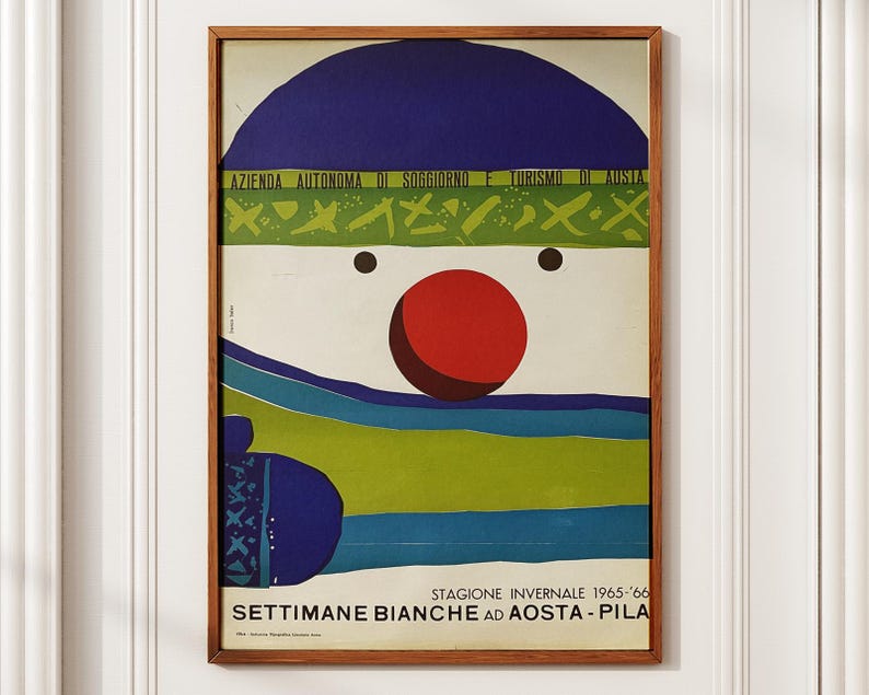 1965 Poster - Original Vintage Poster - Franco Balan - Vintage Graphic ...