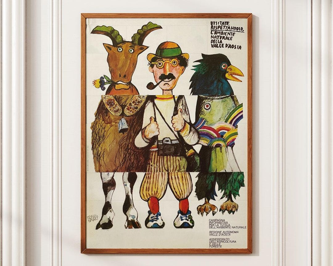 Retro Event Poster 70s Poster Original Vintage Poster Franco Balan ...