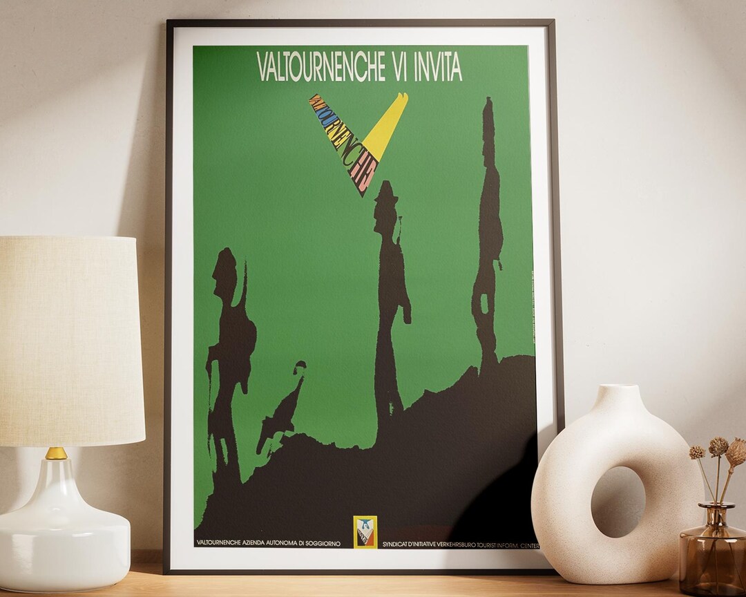 Green Retro Poster - Original Vintage Poster - Franco Balan - Vintage ...
