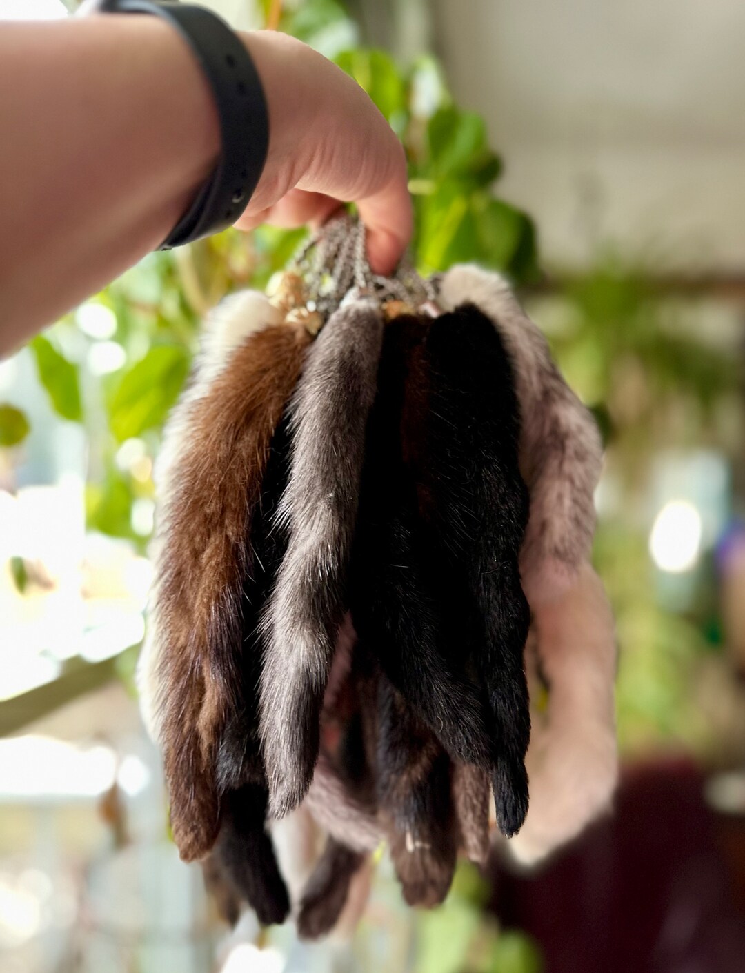 Mink Tail Keychain - Etsy