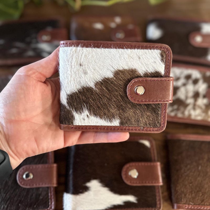 Cow Leather Wallet - Etsy