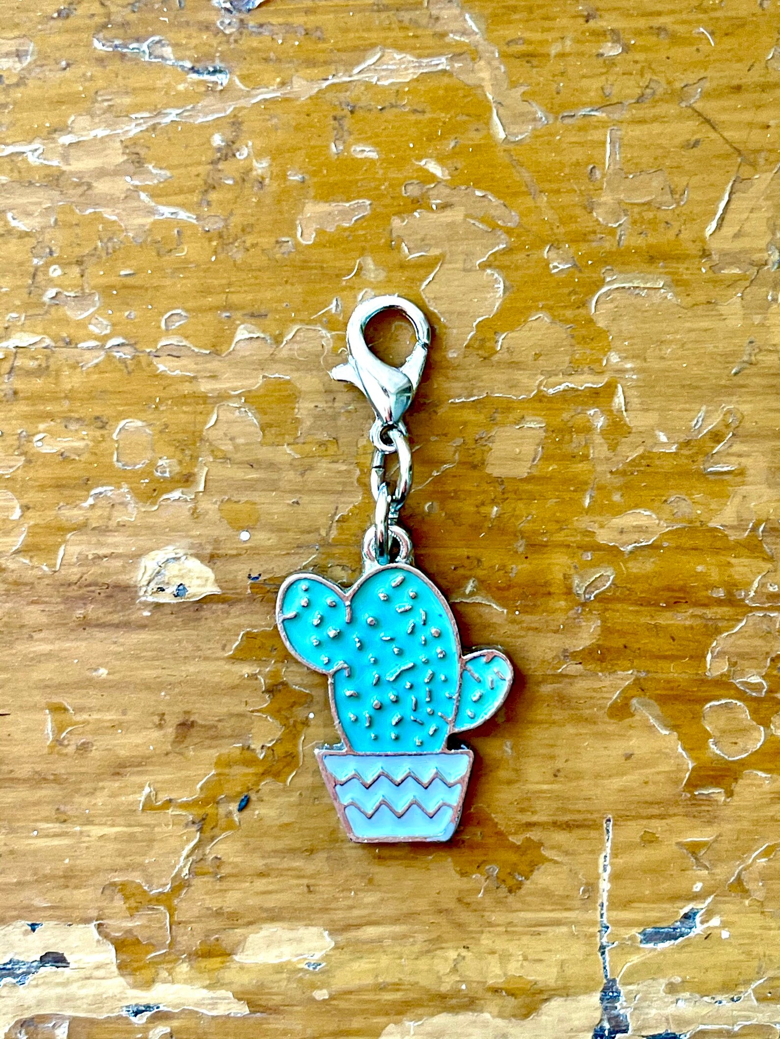 Cactus Charm Zipper Pull Progress Keeper for Crochet - Etsy Hong Kong