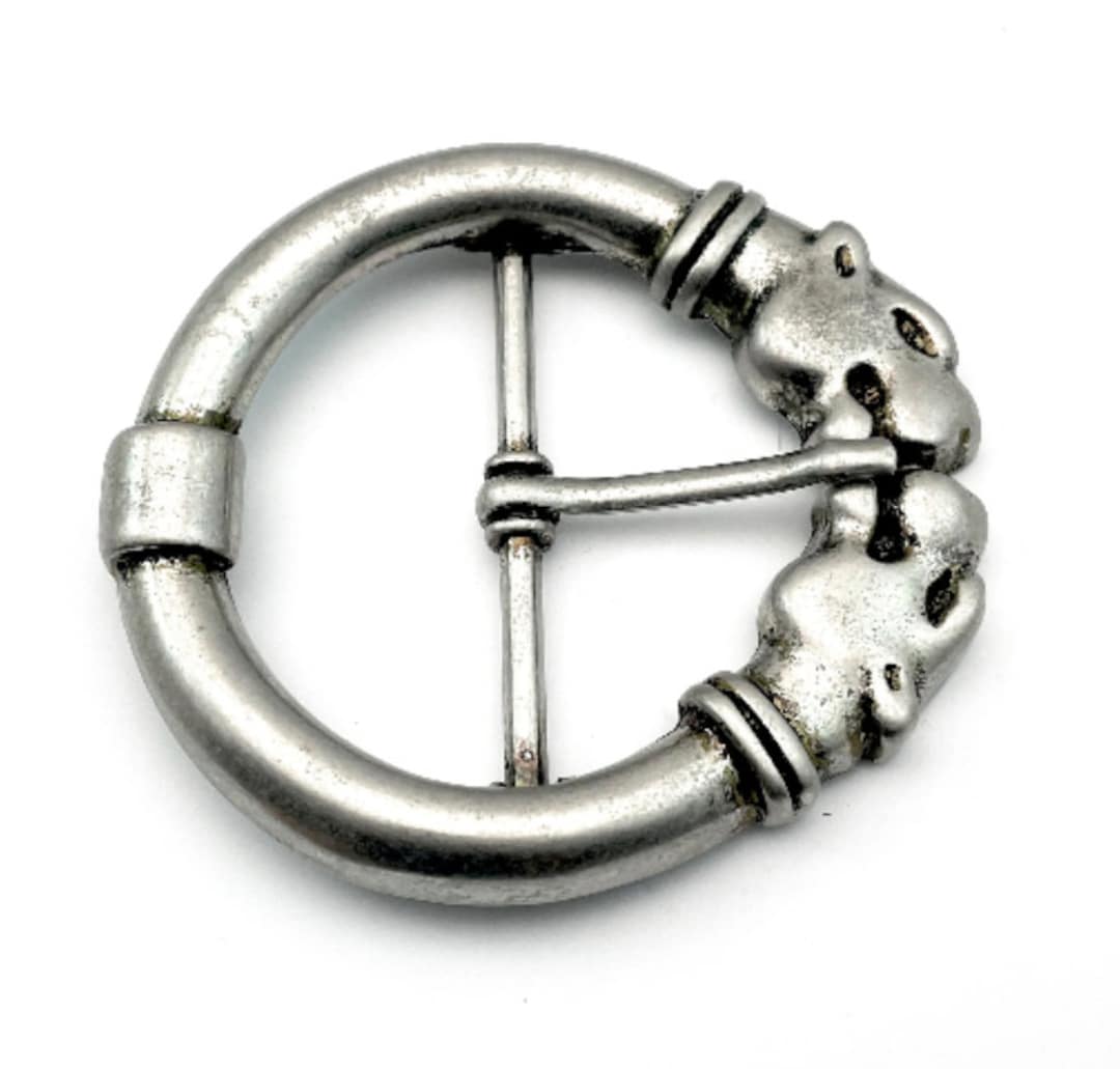 Antique Silver Belt Buckle Animal Heads 64mmx 69mm #BO2 - Etsy