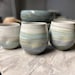Ceramic Wine Cup, Misty Morning, Ceramic Tumbler - Etsy