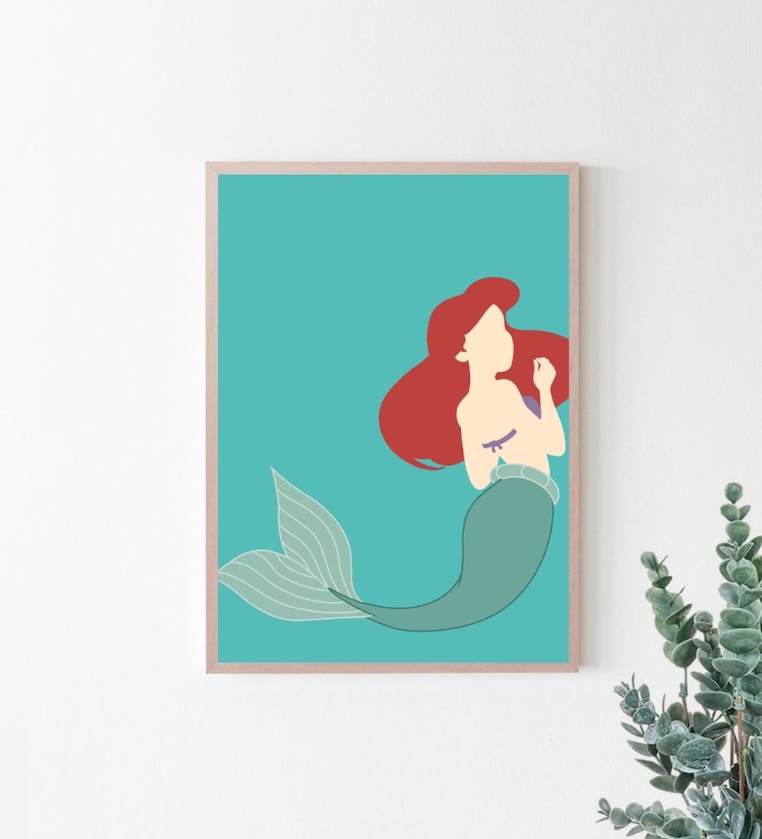 Minimalistic Ariel // Digital Print - Etsy