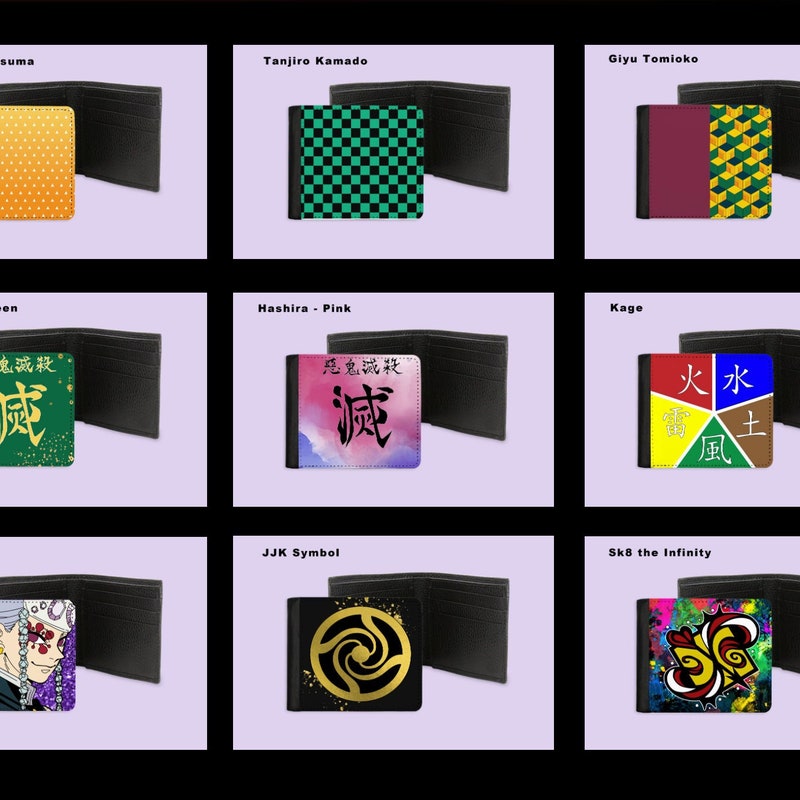 Anime Wallet - Etsy