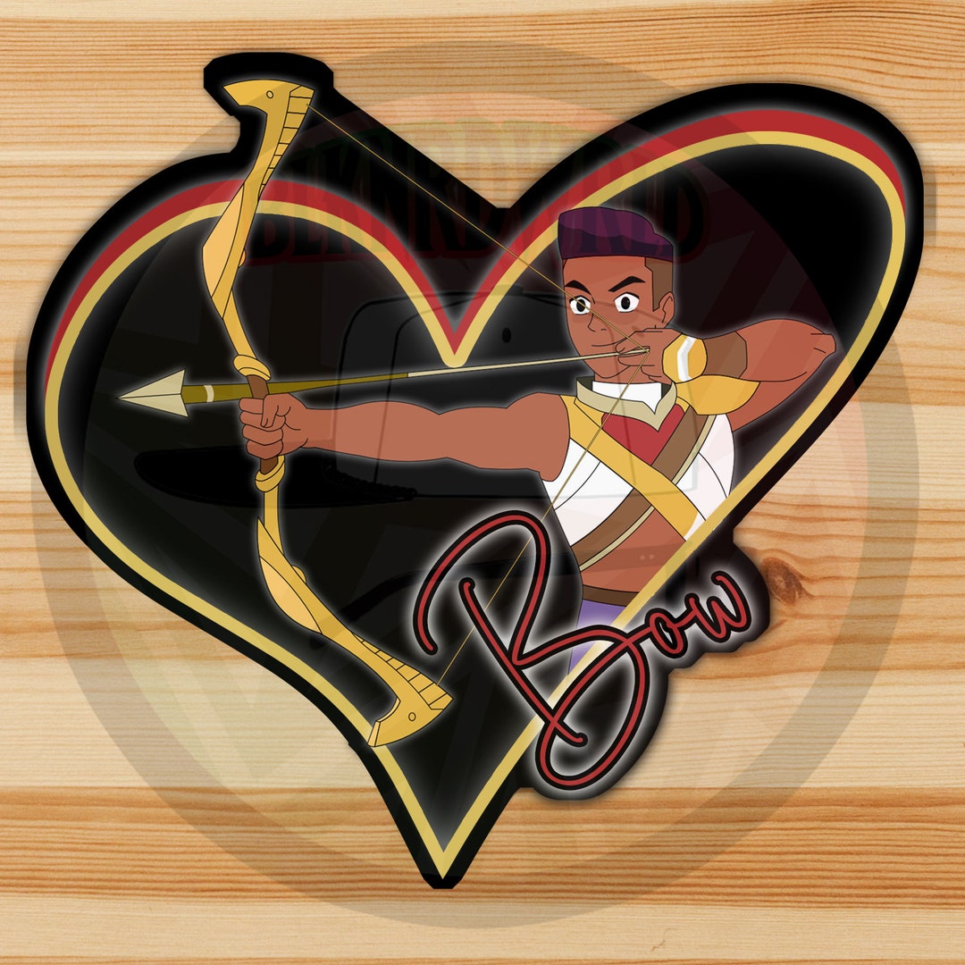 Bow Holographic Sticker - She-ra - Etsy