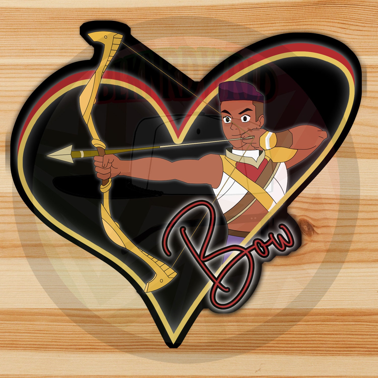 Bow Holographic Sticker - She-ra - Etsy