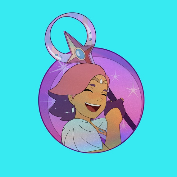 Glimmer Holographic Sticker She-ra - Etsy