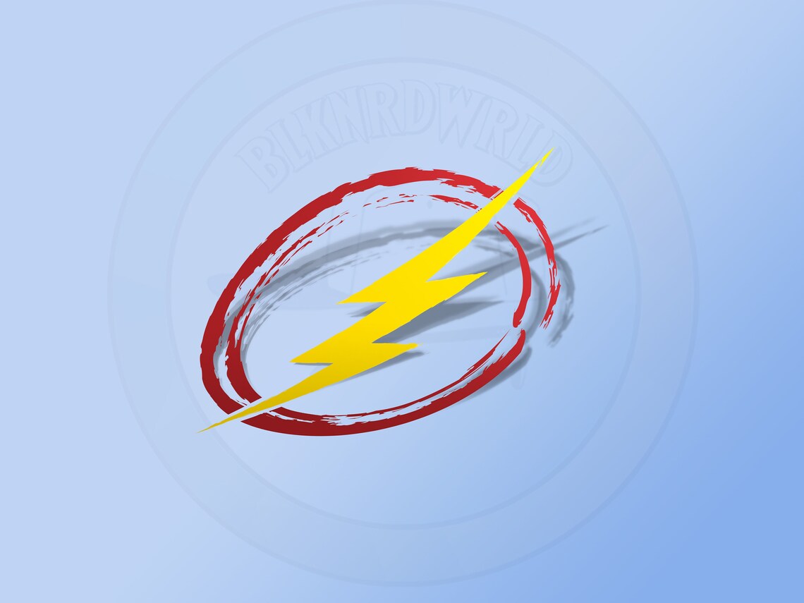 The Flash - Emblem Sticker - Etsy