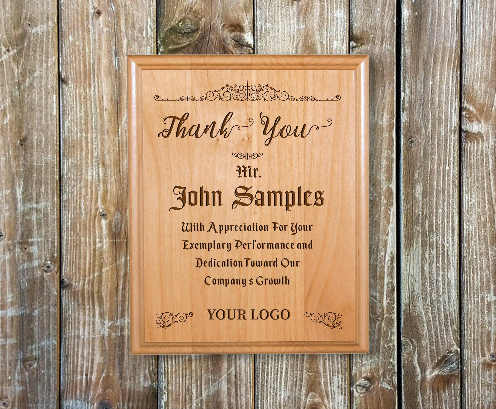 Personalized Thank You Appreciation Plaque Religious Symbol | Etsy
