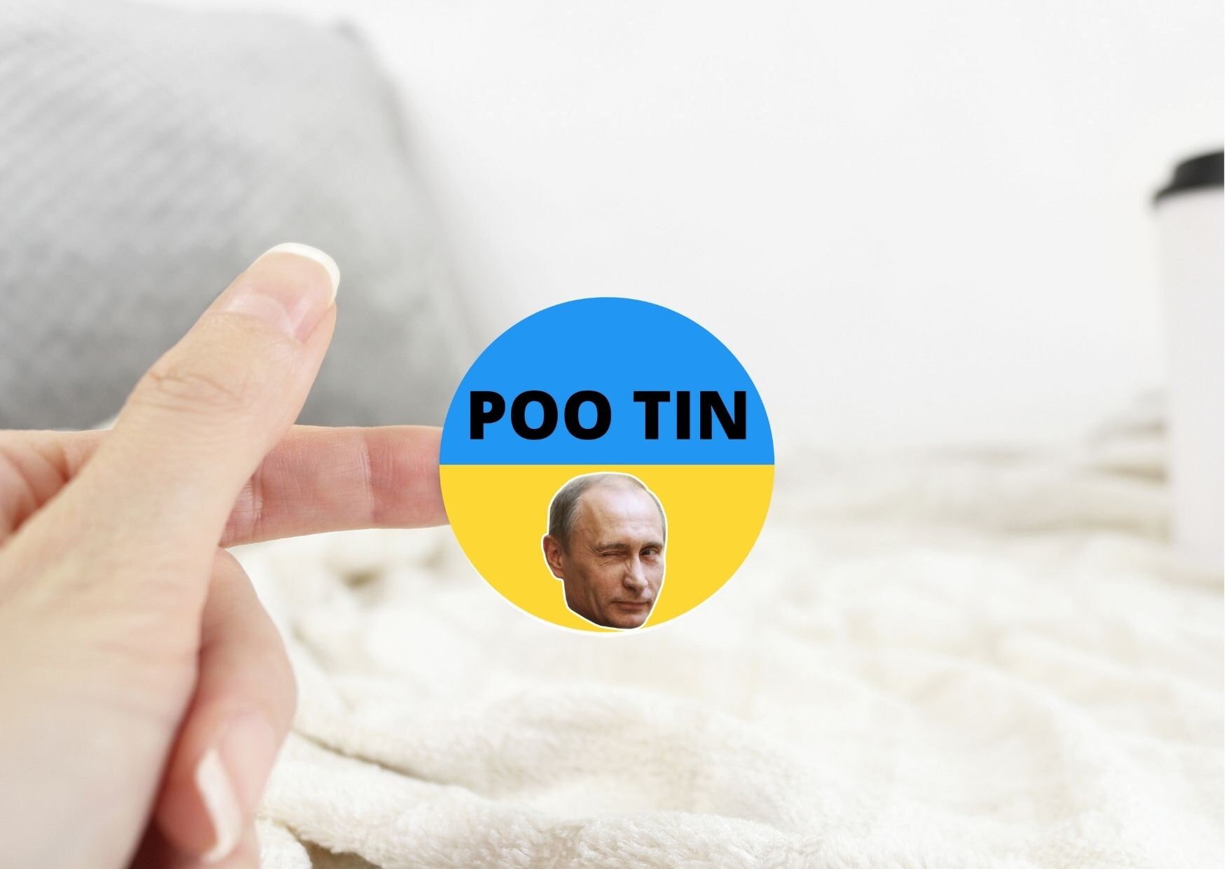 Putin Sticker Poo Tin Dog Poo Sticker - Etsy Australia