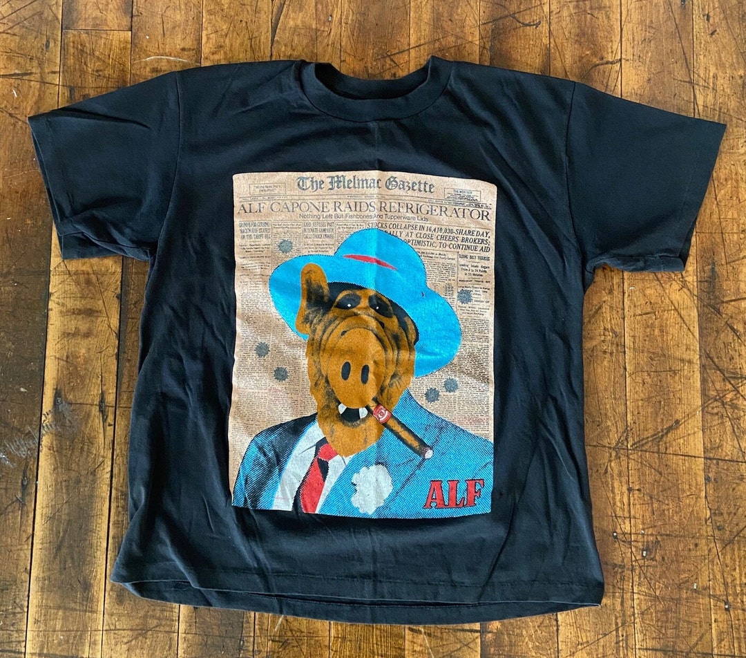 Vintage Alf Capone T-shirt Rare Authentic 1980's Pop Culture Fashion - Etsy