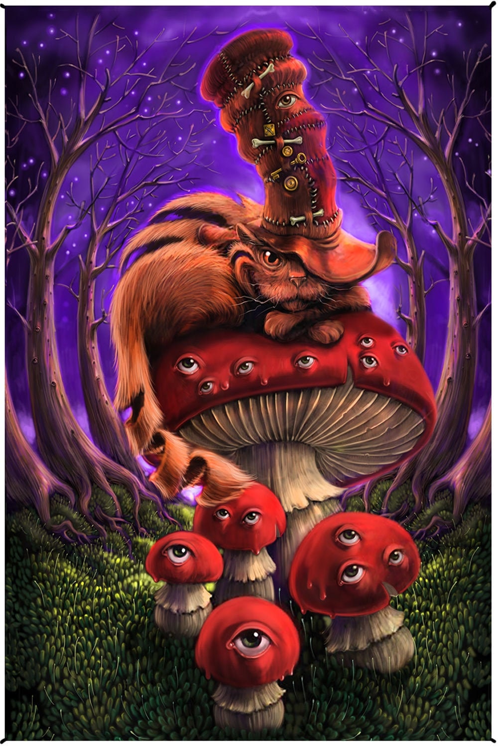 Psychedelic Alice In Wonderland