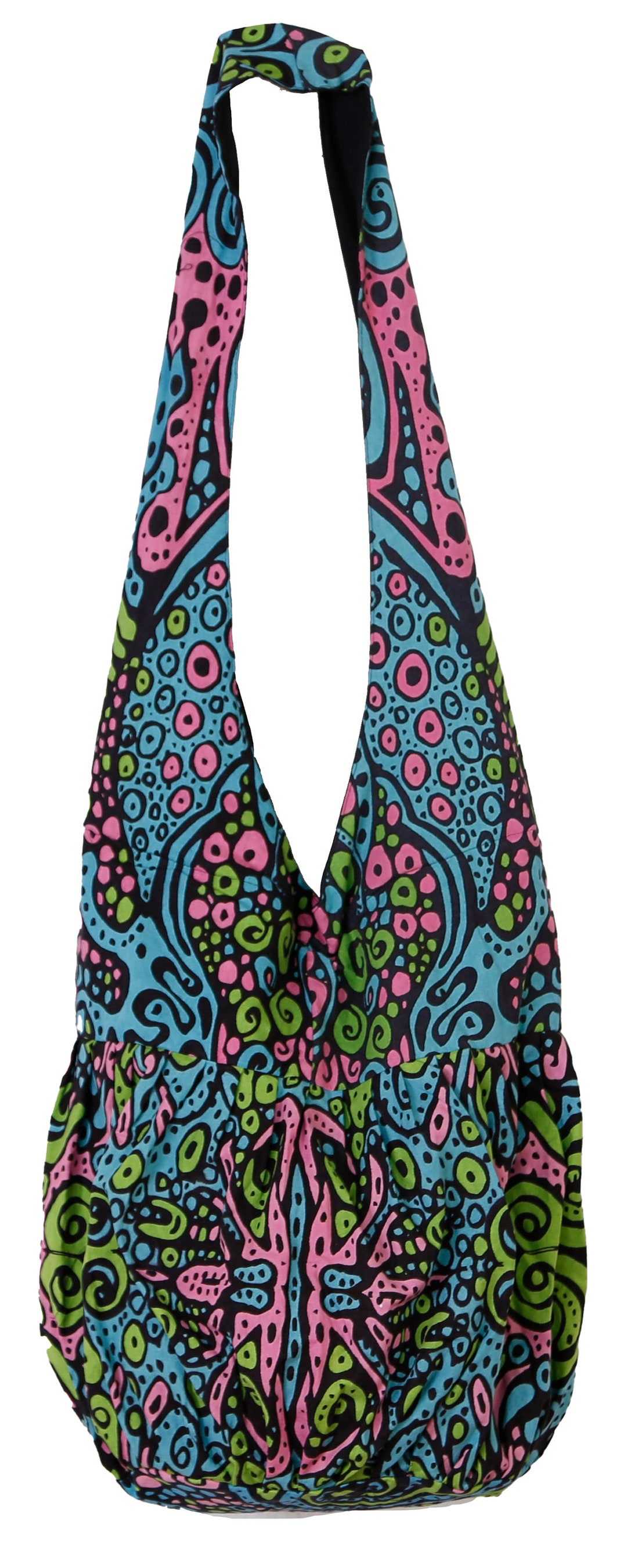 Psych Art Hobo Bag Trippy Hand Screen Printed - Etsy