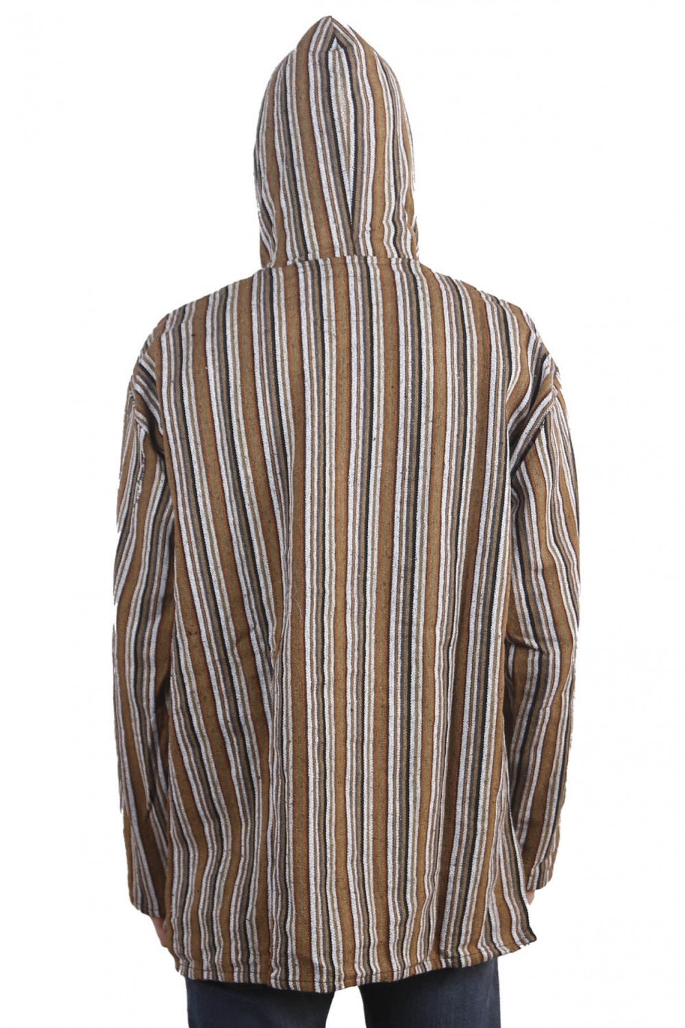 Woven Baja Hoodie Pullover Drug Rug Unique Funky Hooded Jacket - Etsy