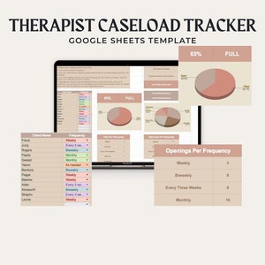 Therapist Caseload Tracker | Session Management Tool | Small Business ...