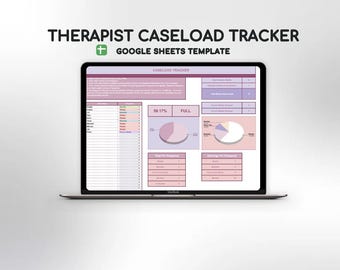 Therapist Caseload Tracker | Session Management Tool | Small Business ...