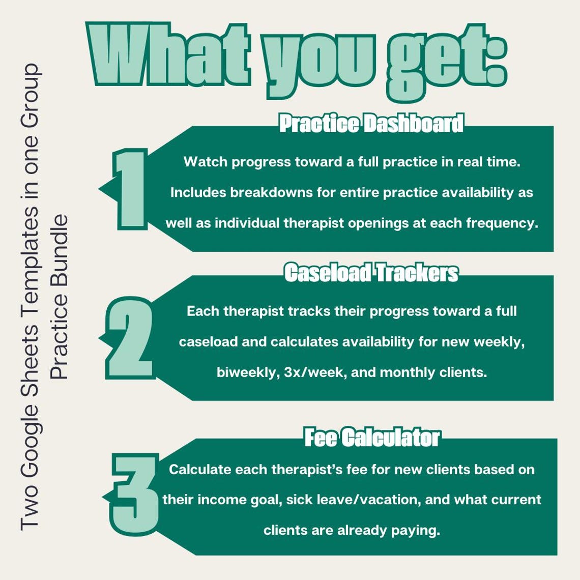 Therapy Group Practice Caseload Tracker: Google Sheets Template ...