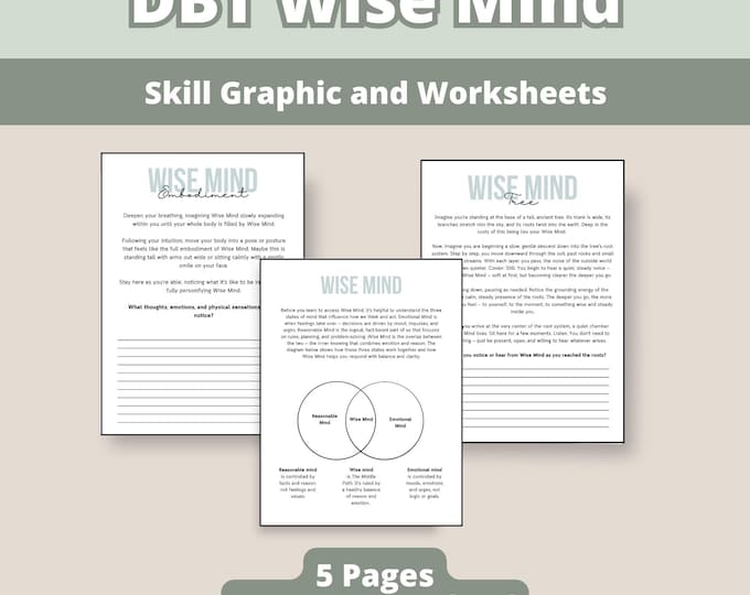 DBT Skills Cheat Sheet Dialectical Behavior Therapy BPD Resources ...