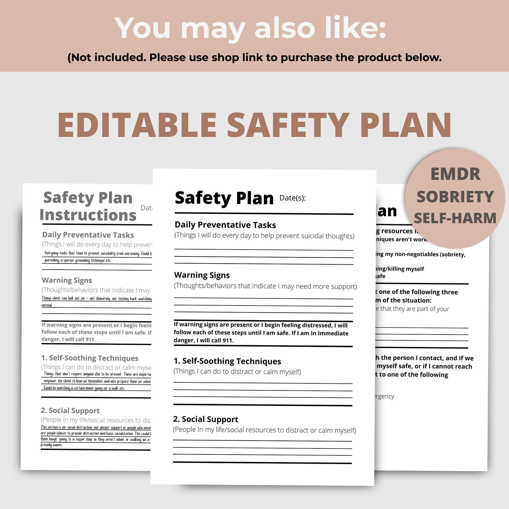 DBT Skills Worksheets, Emotional Regulation Tools, Therapy Worksheets ...