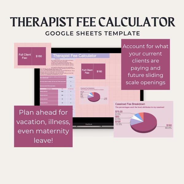 Therapist Spreadsheet - Etsy