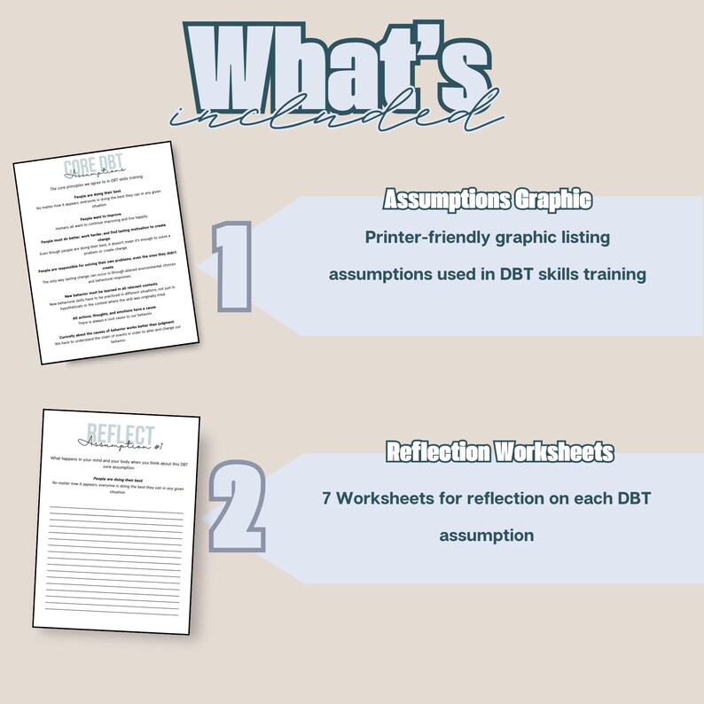 DBT Skills Worksheets, Emotional Regulation Tools, Therapy Worksheets ...