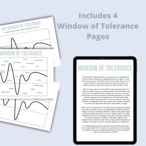 Somatic Therapy Workbook Bundle - Emotional Regulation Tools, Coping ...