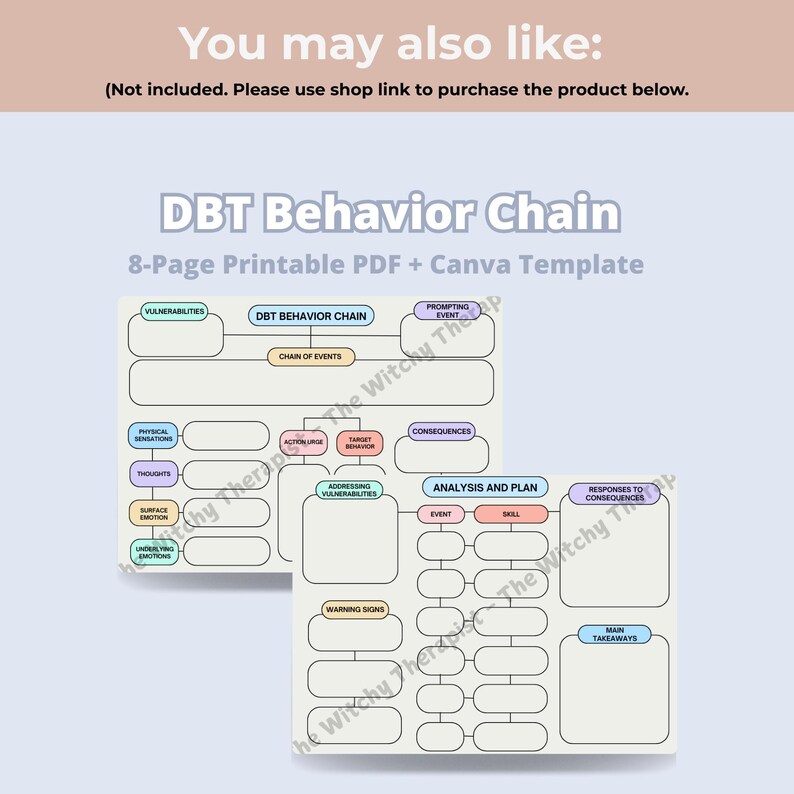 DBT Skills Worksheets, Emotional Regulation Tools, Therapy Worksheets ...