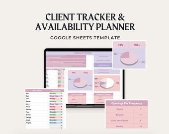 Therapist Caseload Tracker | Session Management Tool | Small Business ...