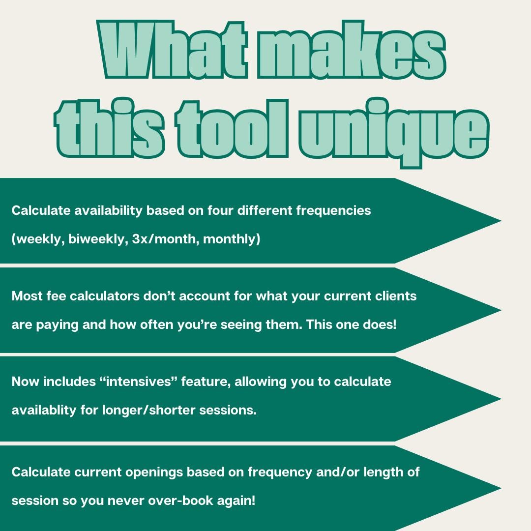 Therapist Caseload Tracker | Bundle for Private Practice | Session ...