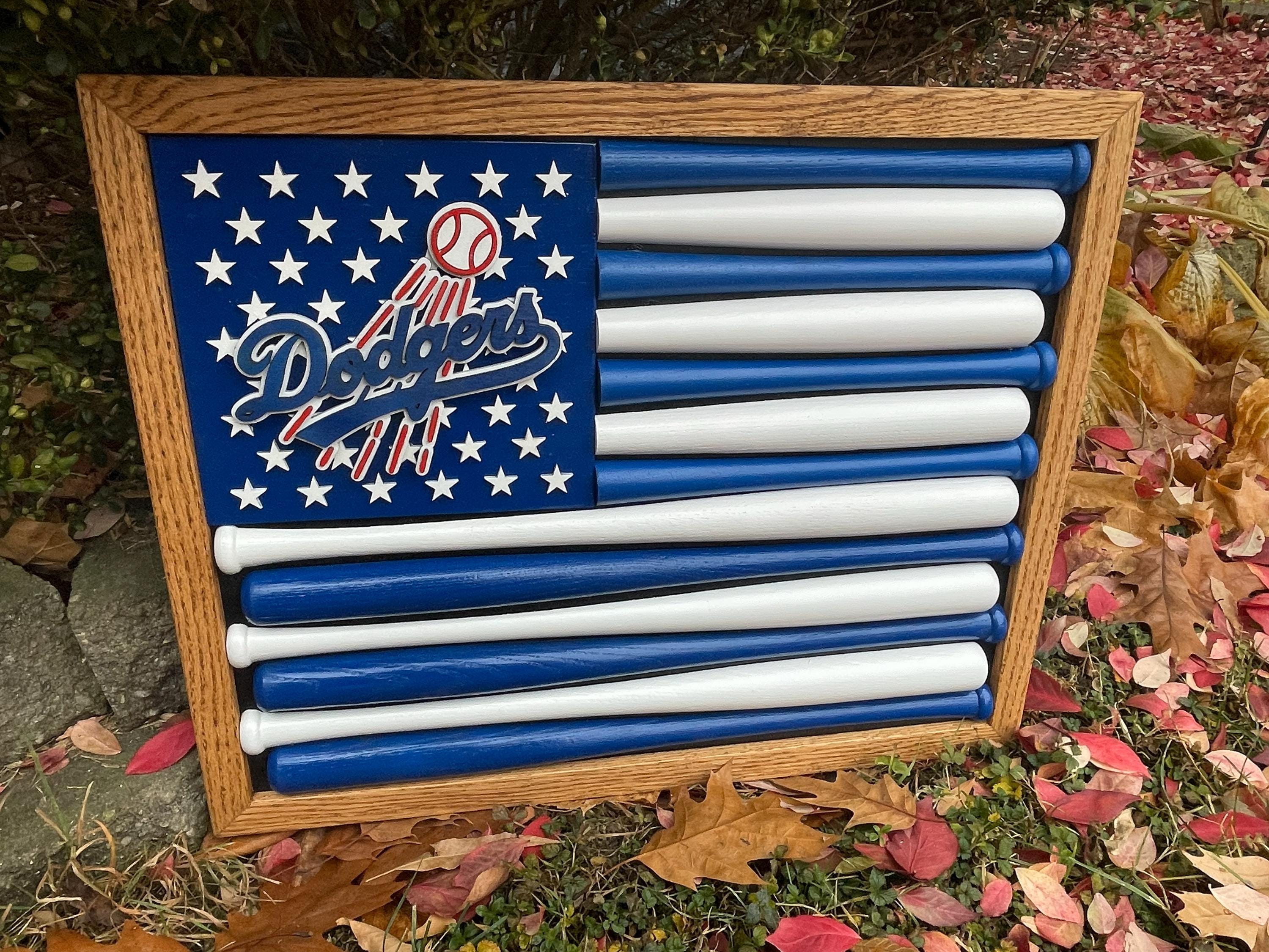 Baseball Bat American Flag - LA Dodgers TRADITIONAL - World Series ...