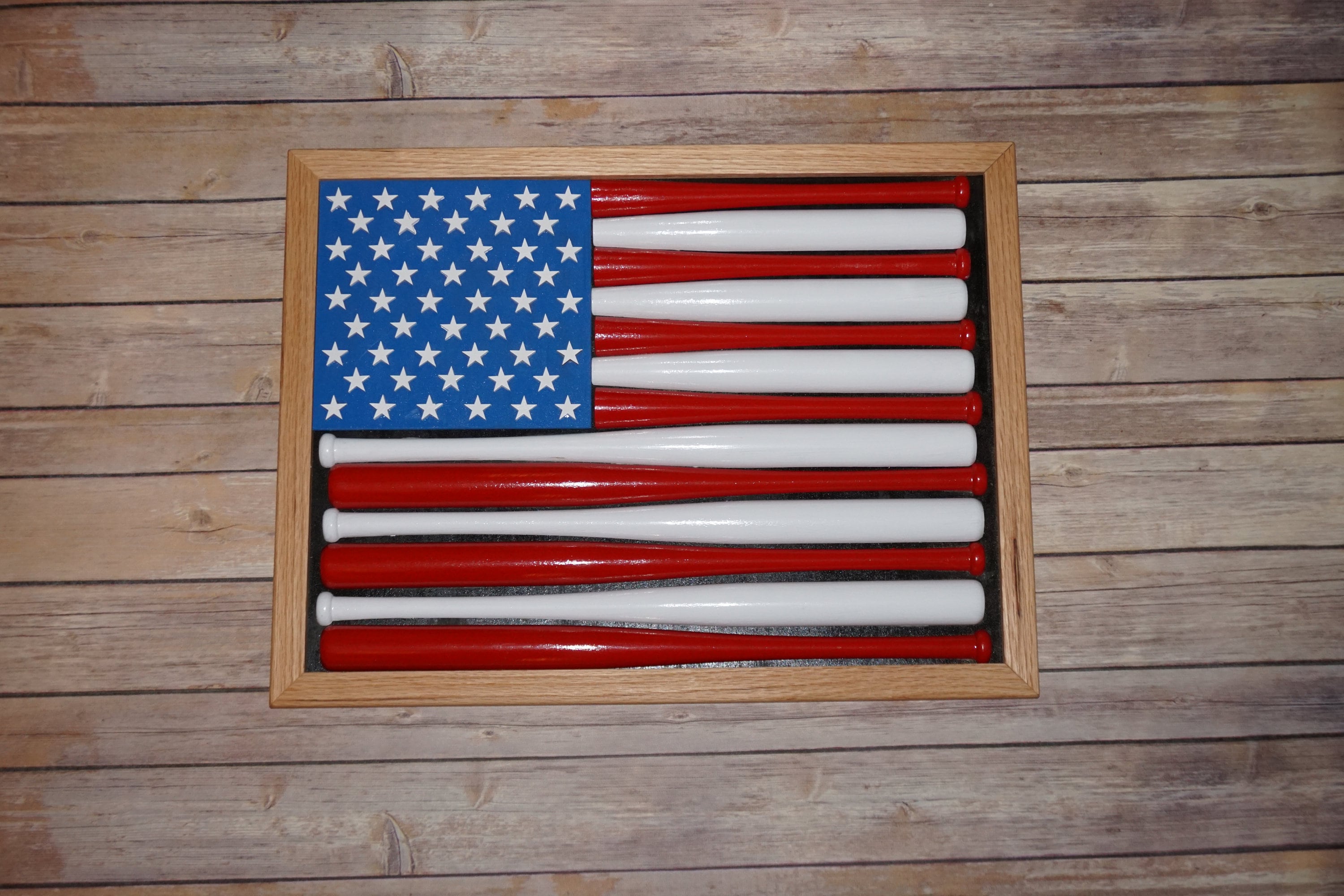 Baseball Bat American Flag - Old Glory - Etsy