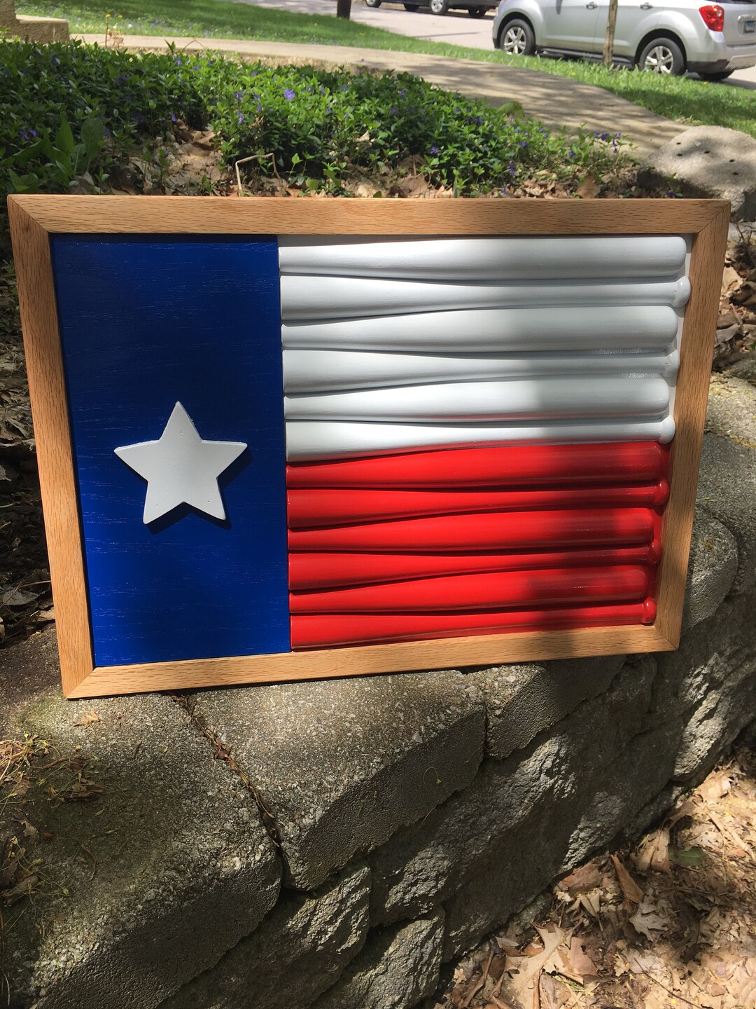 State of Texas Baseball Bat Flag - Etsy