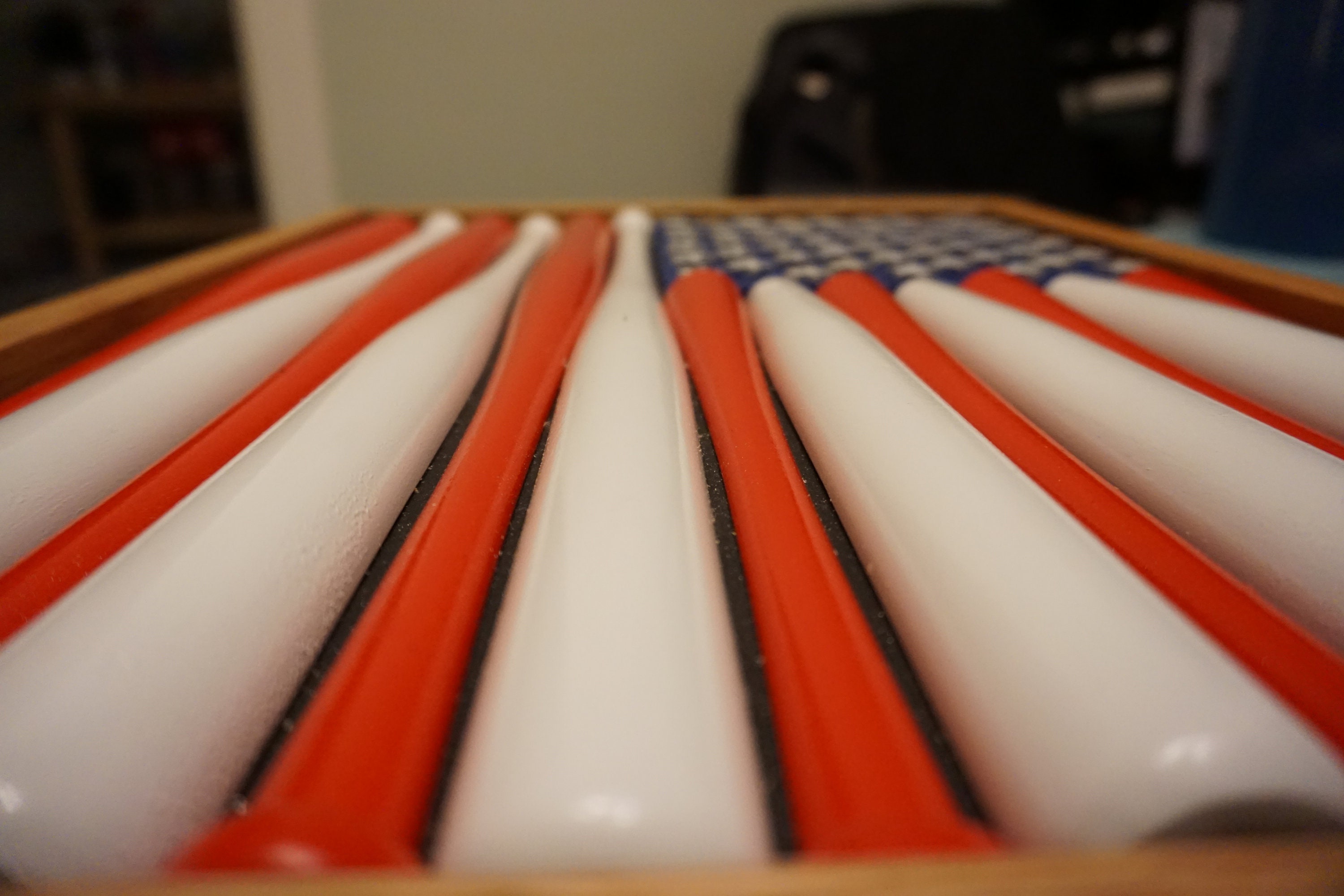 Baseball Bat American Flag - Old Glory - Etsy
