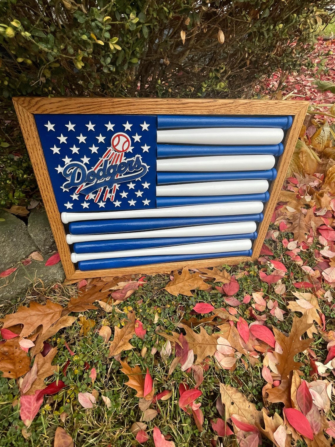 Baseball Bat American Flag - LA Dodgers TRADITIONAL - World Series ...