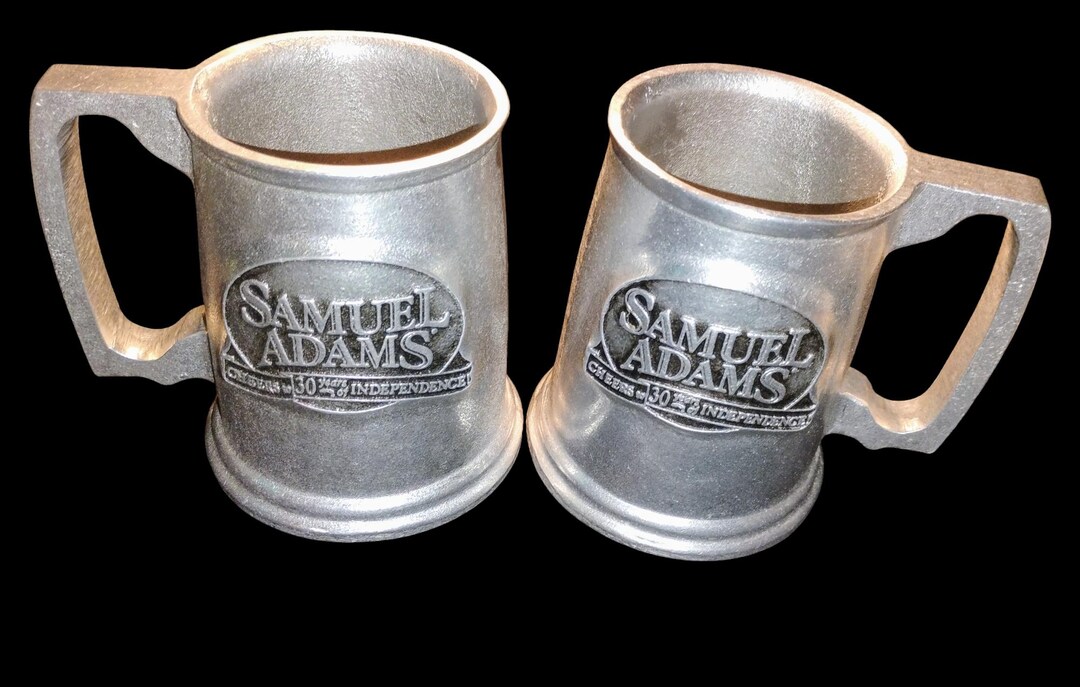 Set of Samuel Adams 30th Anniversary Pewter Steins - Etsy