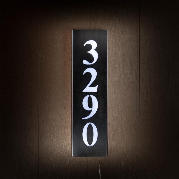 Solar Power House Numbers - Etsy