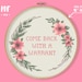 Come Back With a Warrant Cross Stitch Pattern, Subversive Floral Quote ...