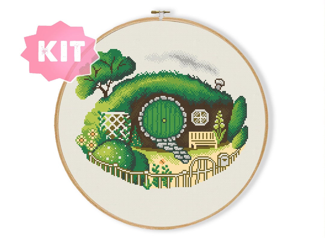 Shire Spring Cross Stitch Kit, Four Seasons Embroidery, Fairy Tale ...