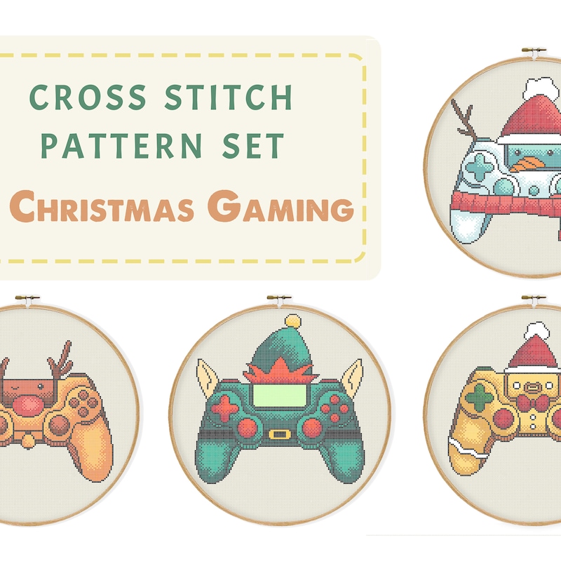 Gaming Cross Stitch - Etsy