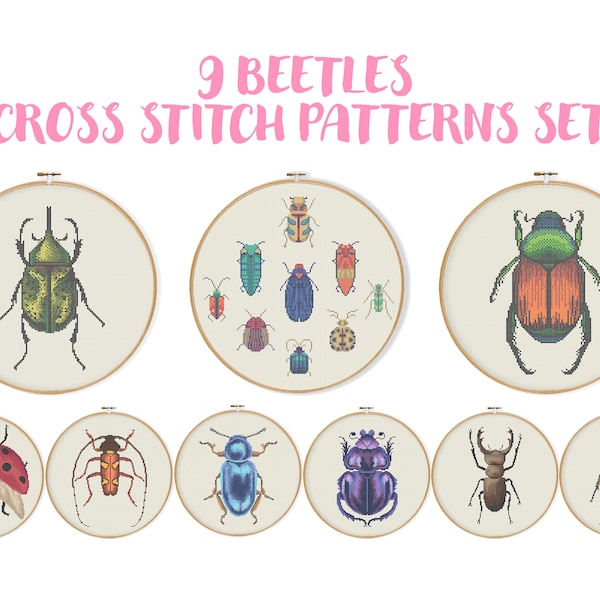Insect Cross Stitch Pattern - Etsy