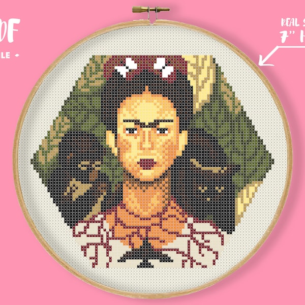 Self Portrait Cross Stitch - Etsy