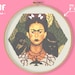 Hex-art Kahlo Self Portrait Cross Stitch Pattern - Etsy