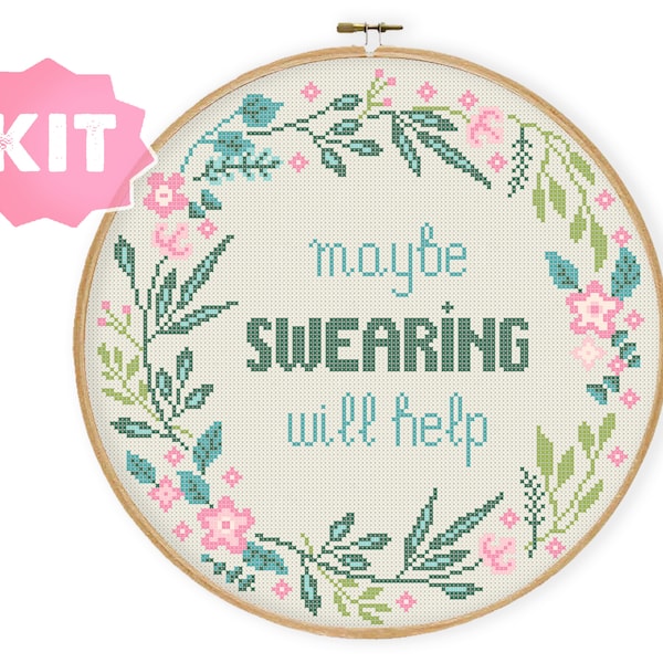 Swear Embroidery - Etsy