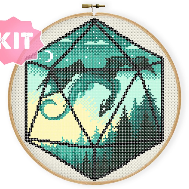 Dnd Cross Stitch Kits - Etsy UK