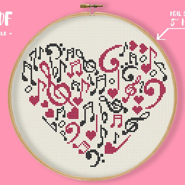 Piano Cross Stitch - Etsy