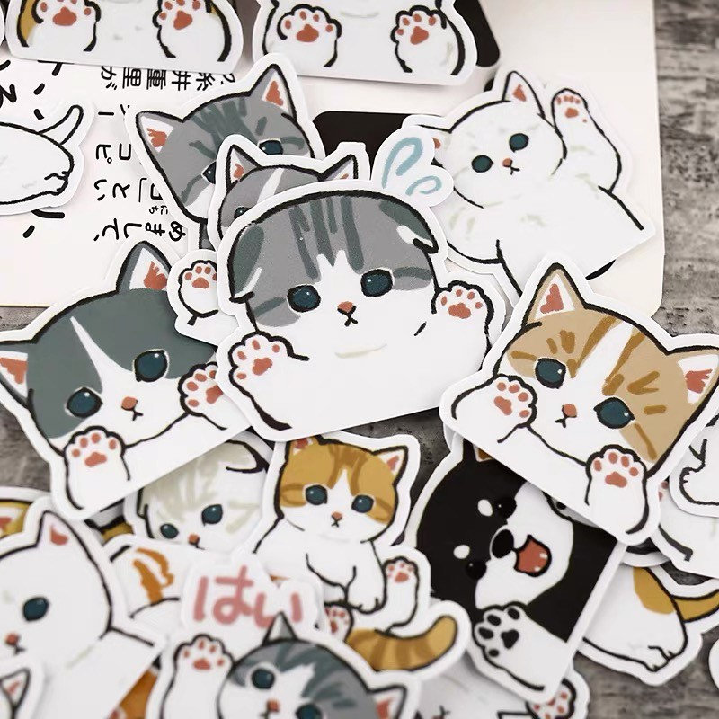 39Pcs Cat Sticker Cute Kitty StickerEphemera Stickers | Etsy