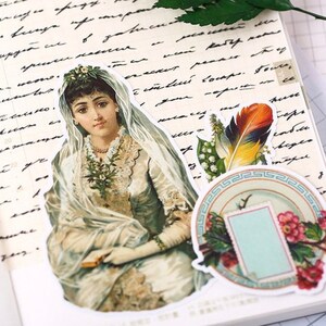18pcs Vintage Victorian Stickers,vintage Women Sticker Pack,craft ...