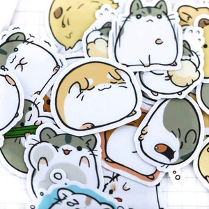 39pcs Hamster Sticker Pack C,animal Stickers,cute Sticker,vinyl Sticker ...
